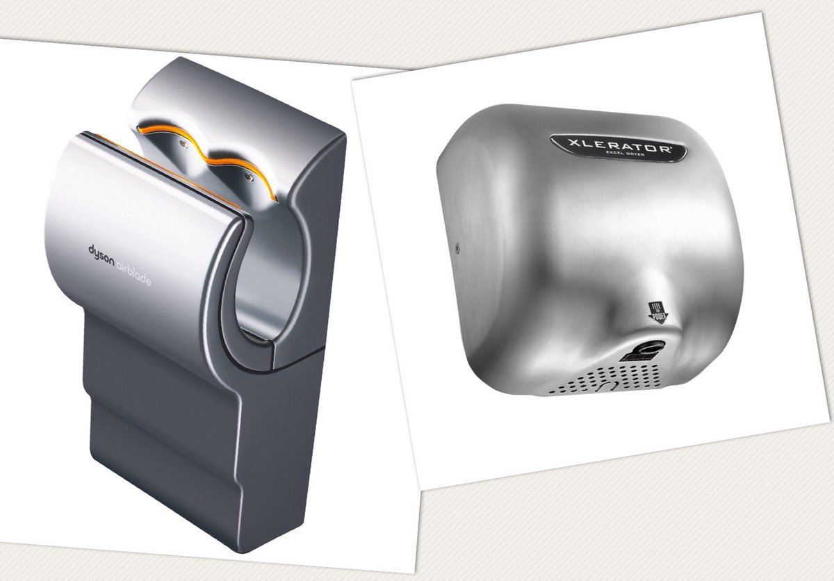 Comparison of Xlerator and Dyson Hand Dryers - PMCAOnline